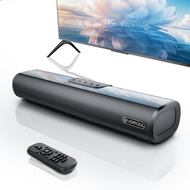 VEAT00L 2.1ch Sound Bar with Subwoofer, Bluetooth 5.0, HDMI/Optical ...