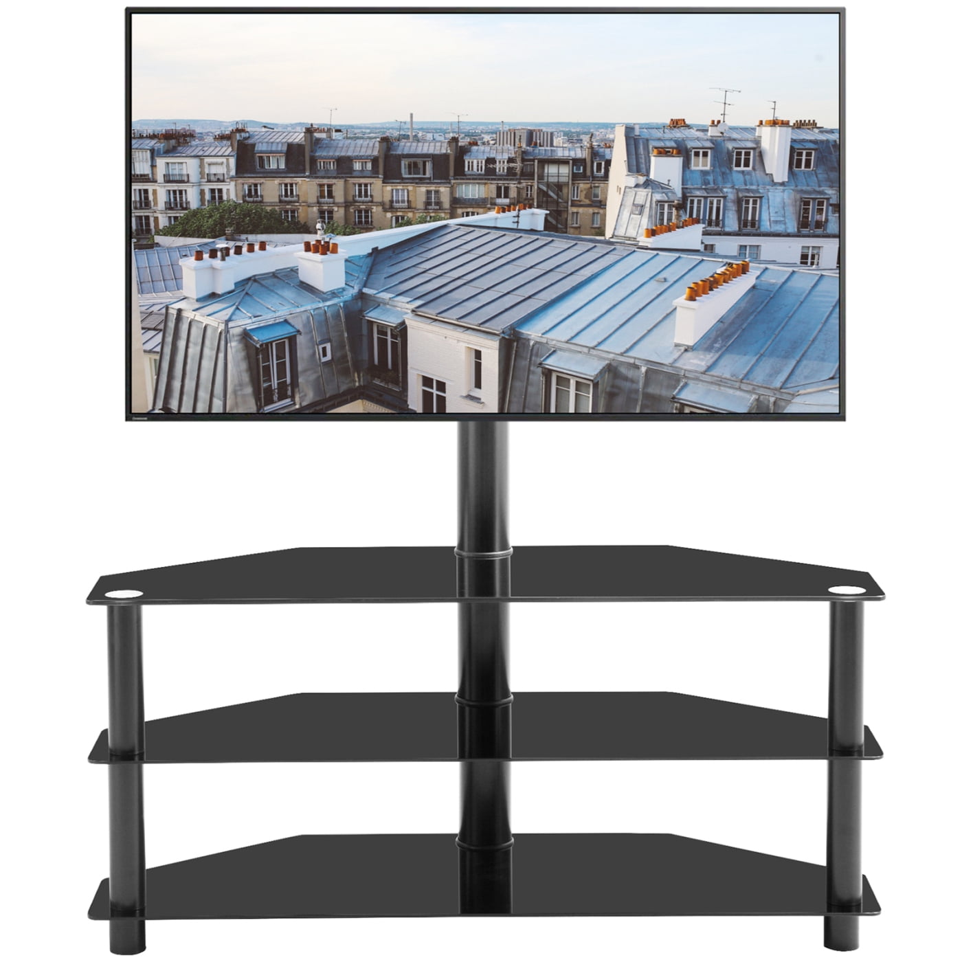 TV Stand, 35.4 inch TV Stands for Living Room, Multi-function TV Stand ...