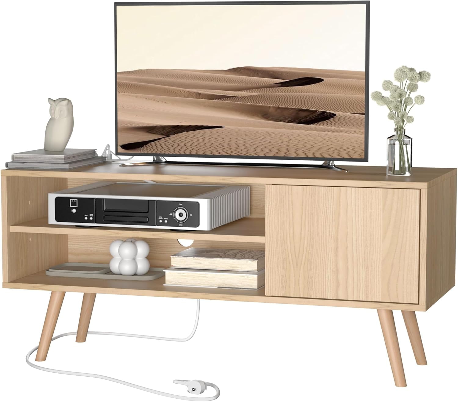 **tv stand for 48 inch tv, mid century modern entertainment center with ...