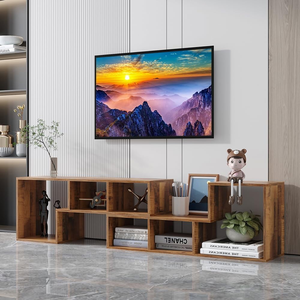 TV Stand for 55 60 65 70 75 Inch TV Free-Combination Entertainment ...