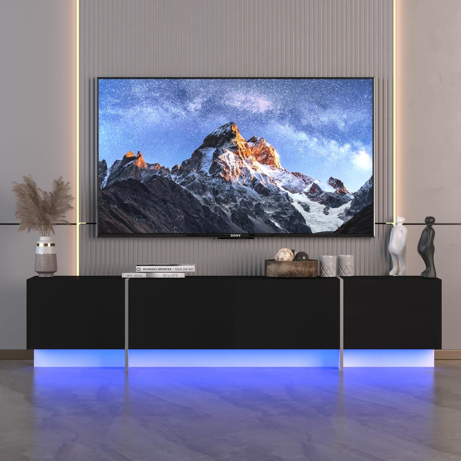 TV Stand for 65 Inch TV, Modern Entertainment Center for 55 65 70 Inch ...