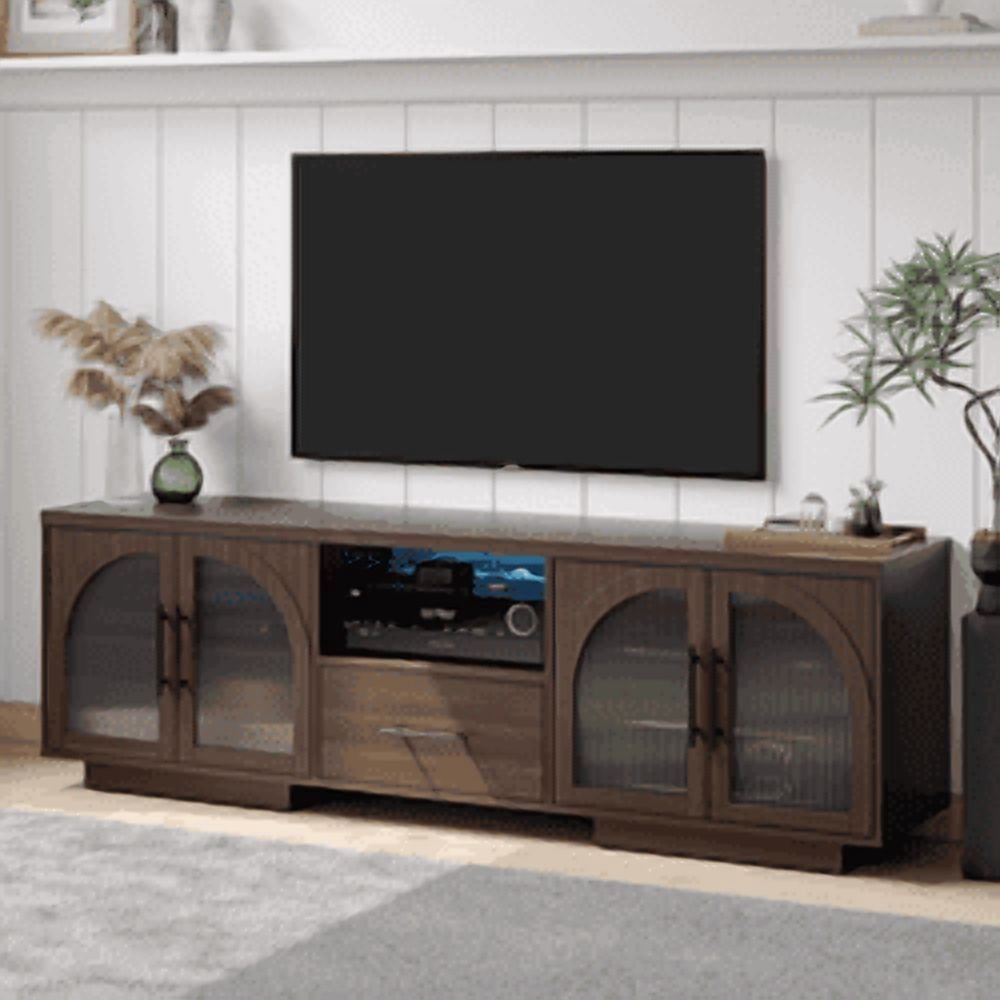 TV Stand for 75 inch TV, LED TV Stand for Living Room,70" Entertainment ...