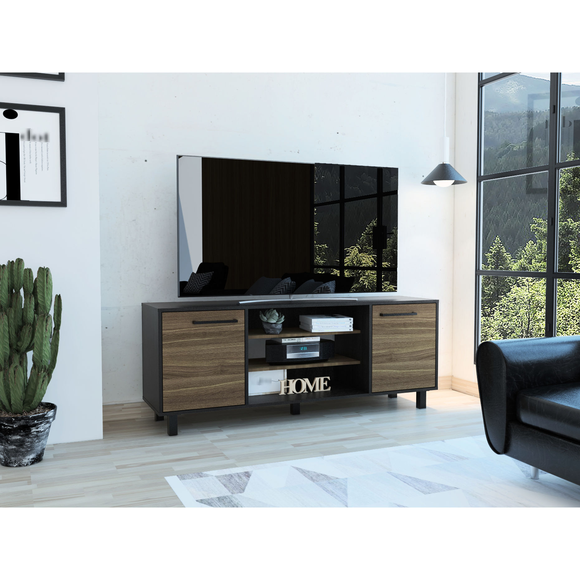TV Stand | Adapted for TVs up to 55", Four or Three Shelf Arrangements ...
