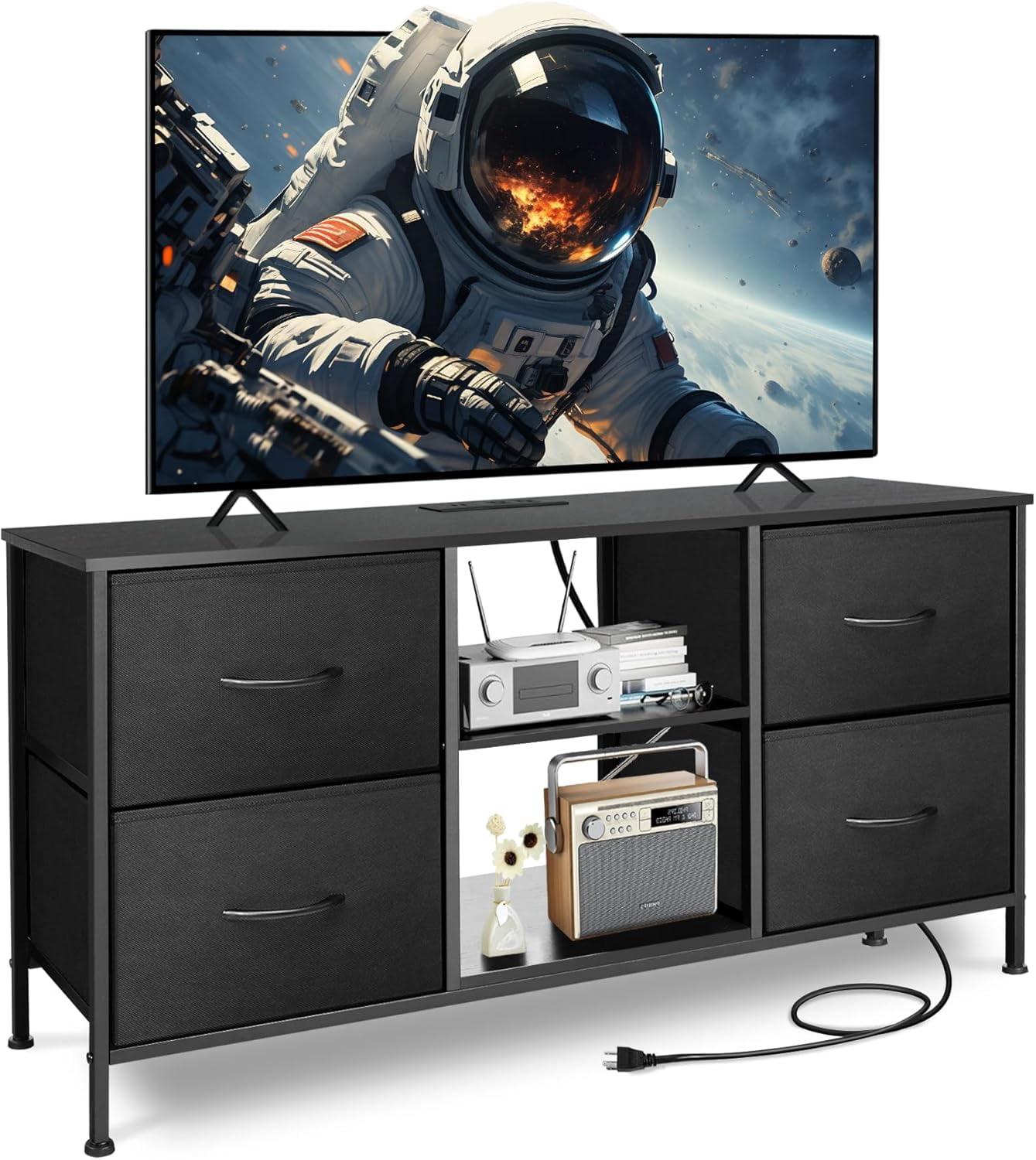 TV Stand for Bedroom, Television Stand for TV up to 46 Inch ...