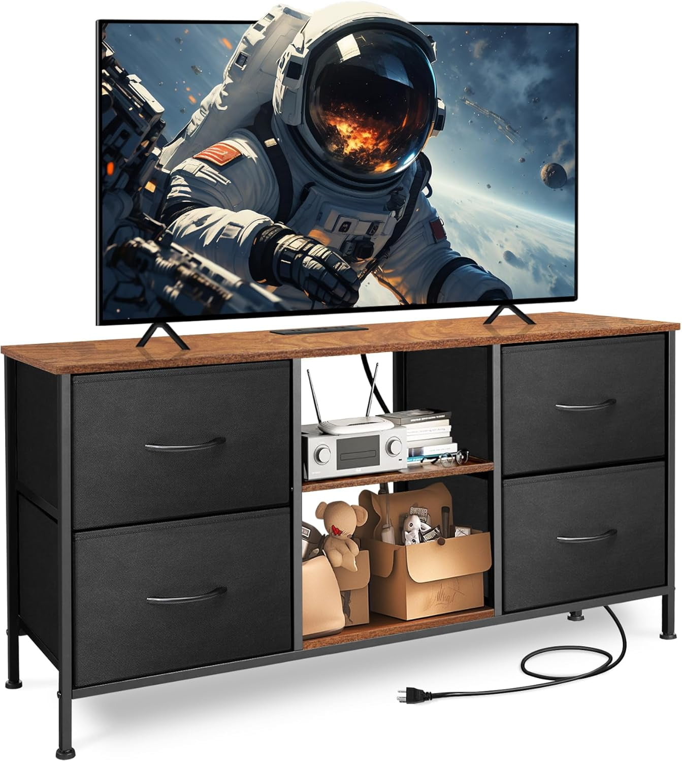 TV Stand for Bedroom, Television Stand for TV up to 46 Inch ...