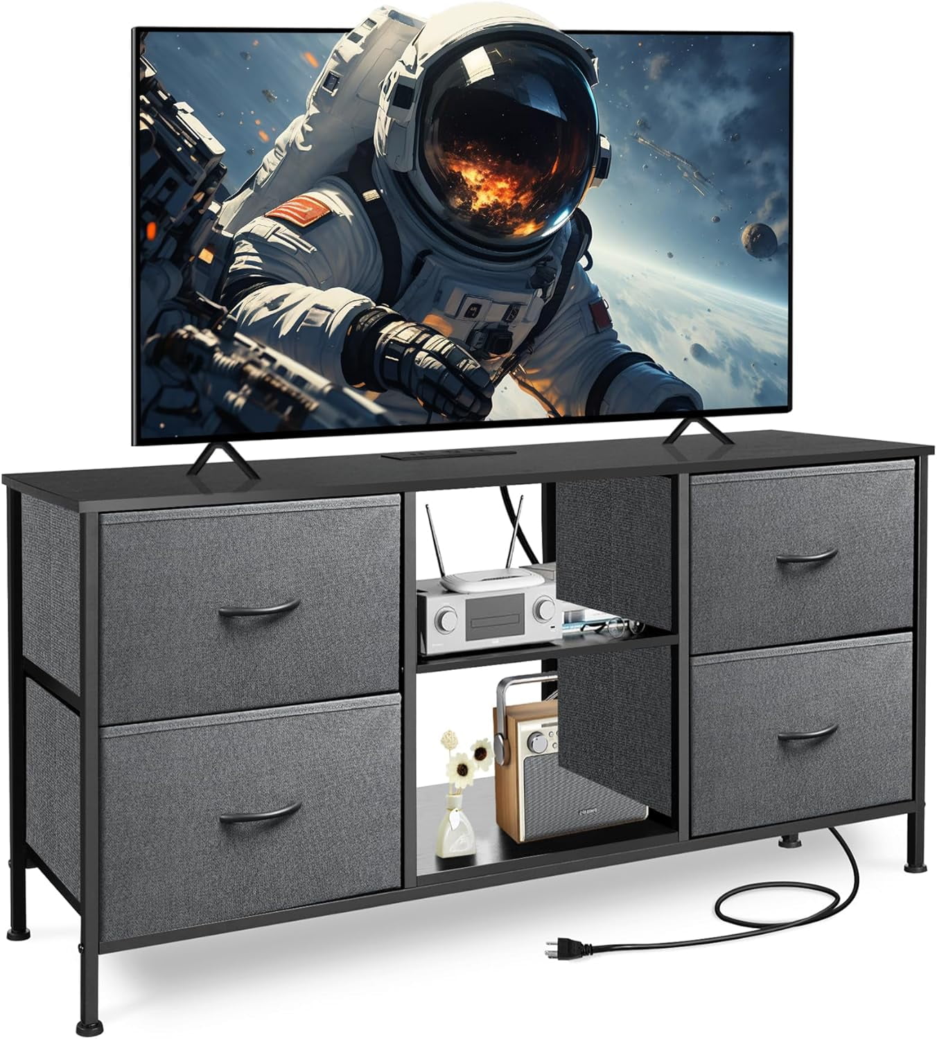 TV Stand for Bedroom, Television Stand for TV up to 46 Inch ...