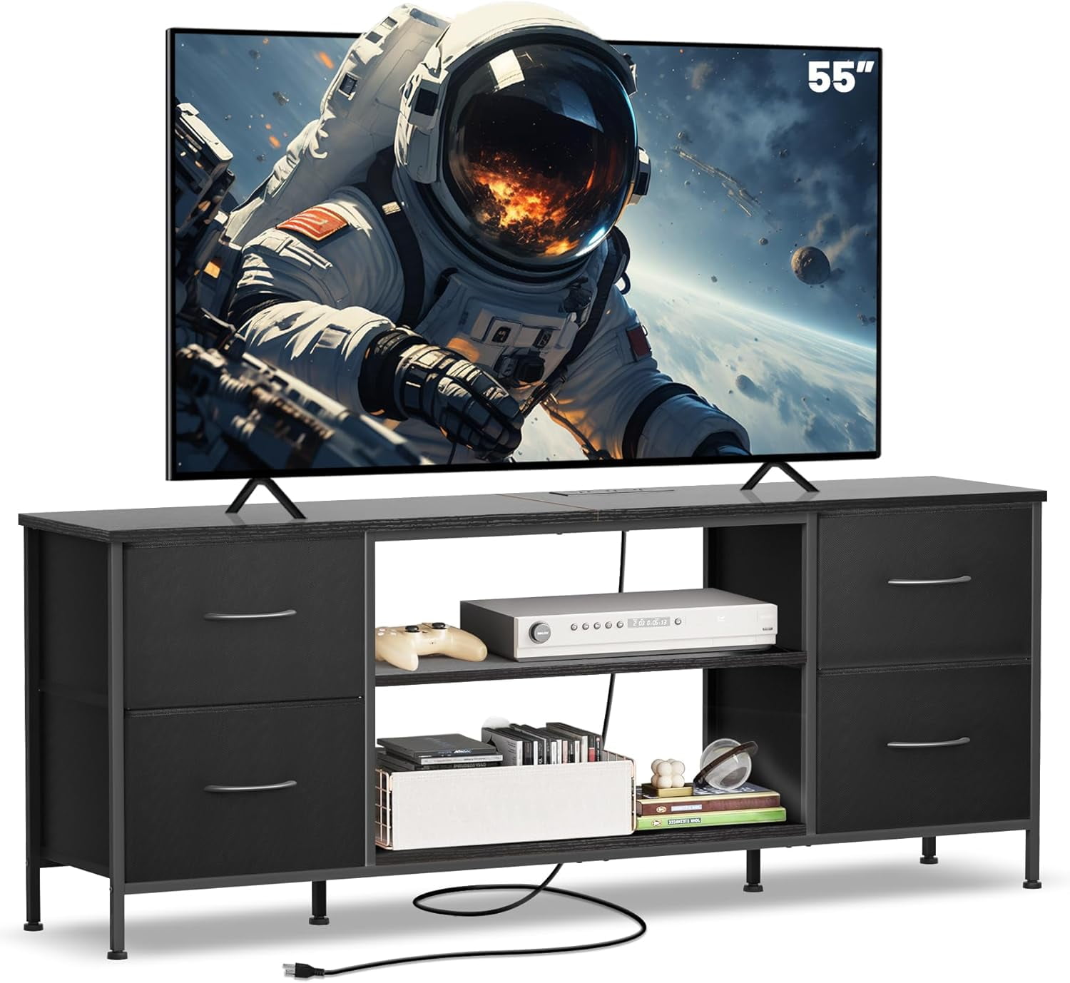 TV Stand for Bedroom, Television Stand for TV up to 55 Inch ...