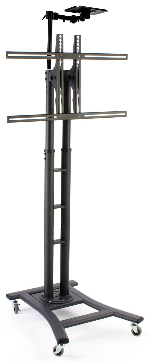 TV Stand Cart for 37" to 70" HDTV, Locking Wheels, Height Adjustable ...