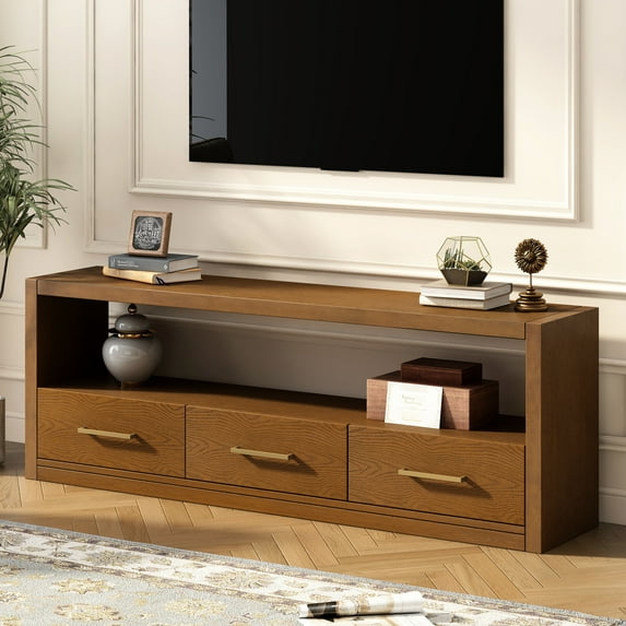 TV Stand | Clean - lined Design for Decor Display and Storage | Smooth ...