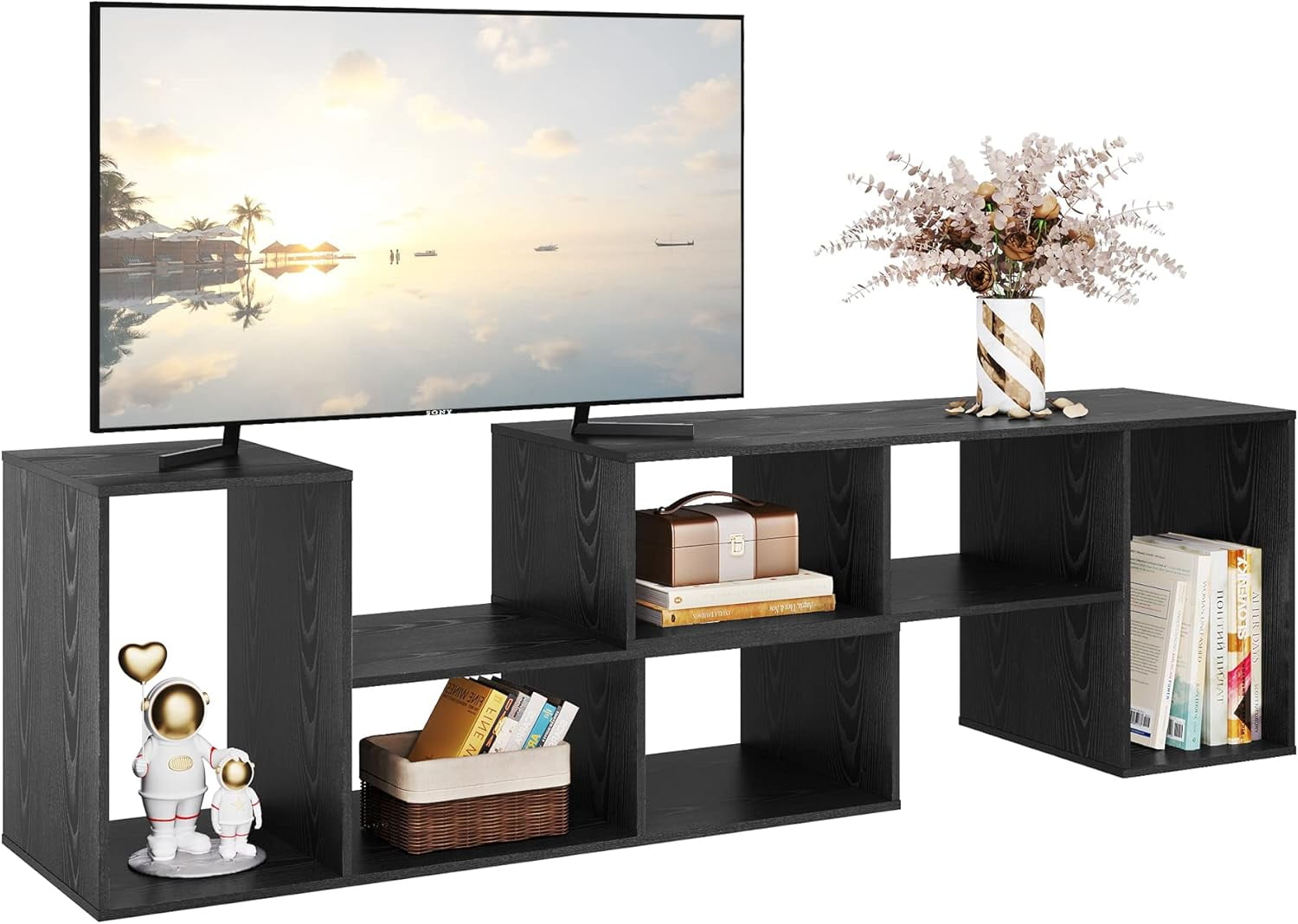 TV Stand, Deformable TV Stand up to 75 Inch TV, Modern Entertainment ...