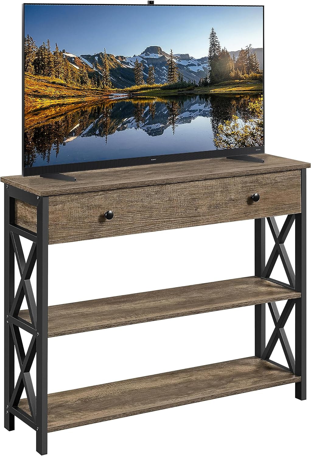 TV Stand, Entertainment Center with Drawer, Media Console Table for TV ...