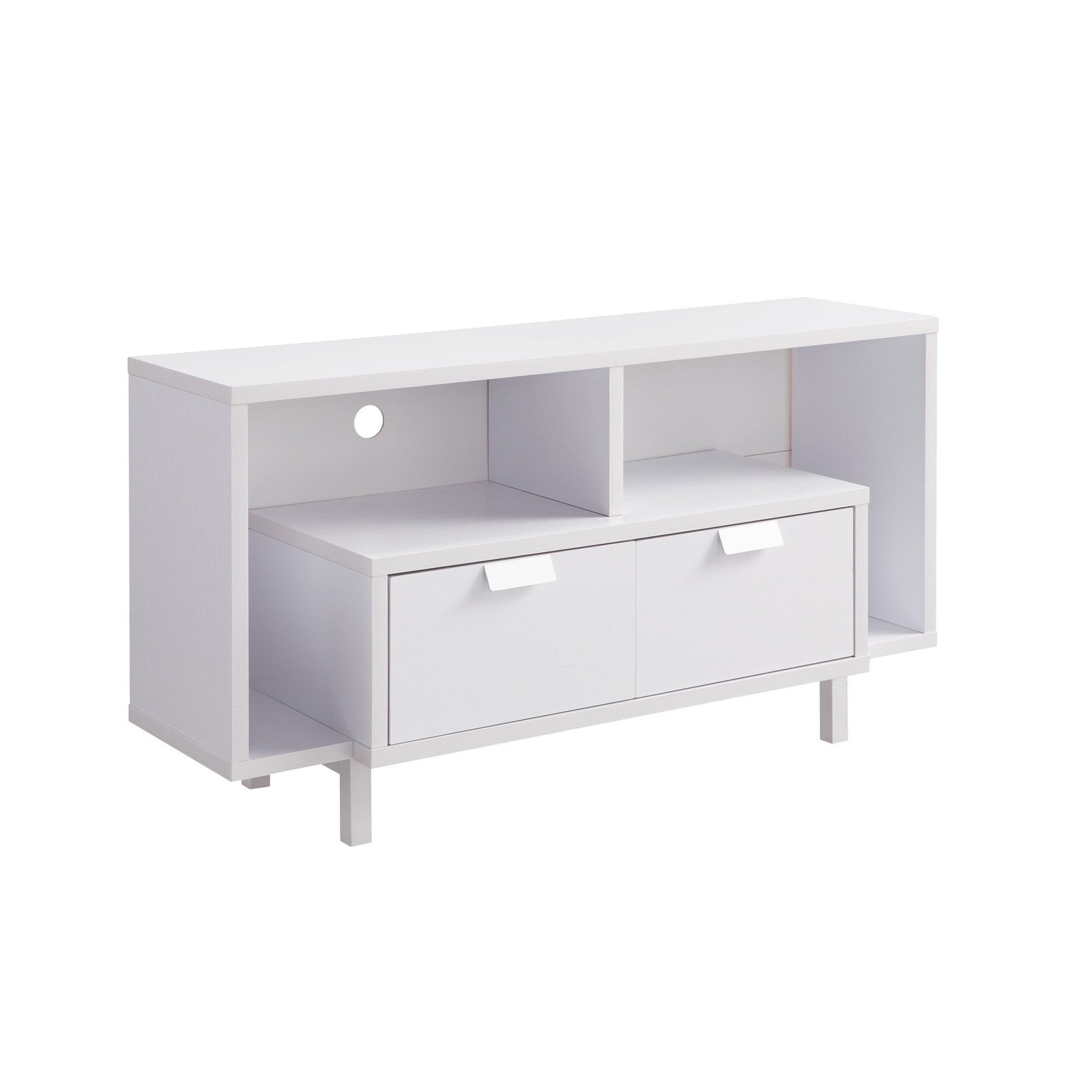 TV Stand,Entertainment Centers with Drawer and Wooden Legs Beige ...