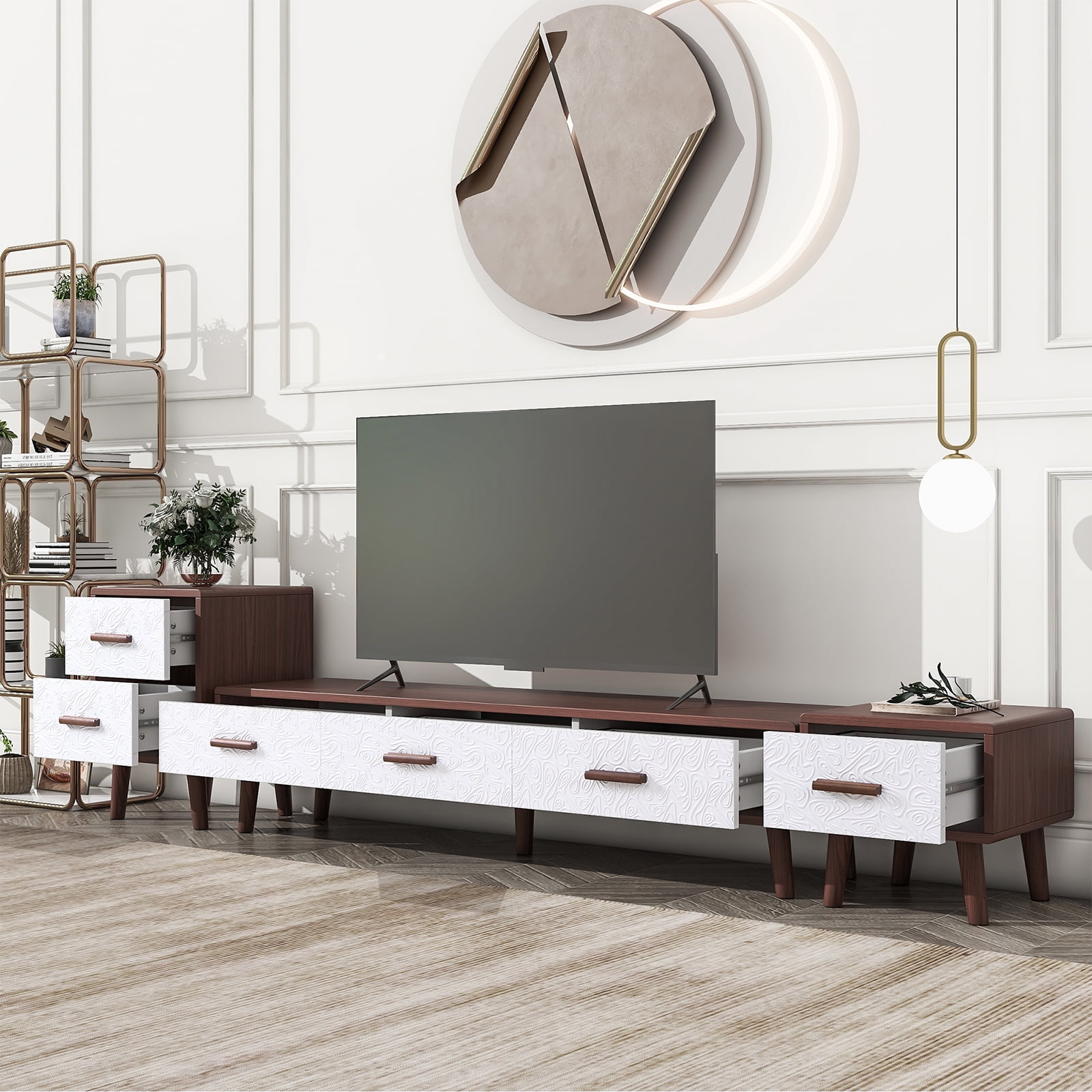 TV Stand Media Entertainment Center For TVs Up To 70", Modern TV ...