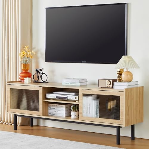 TV Stand, Modern TV Stand Up to 70 Inch TV, Entertainment Centre with ...