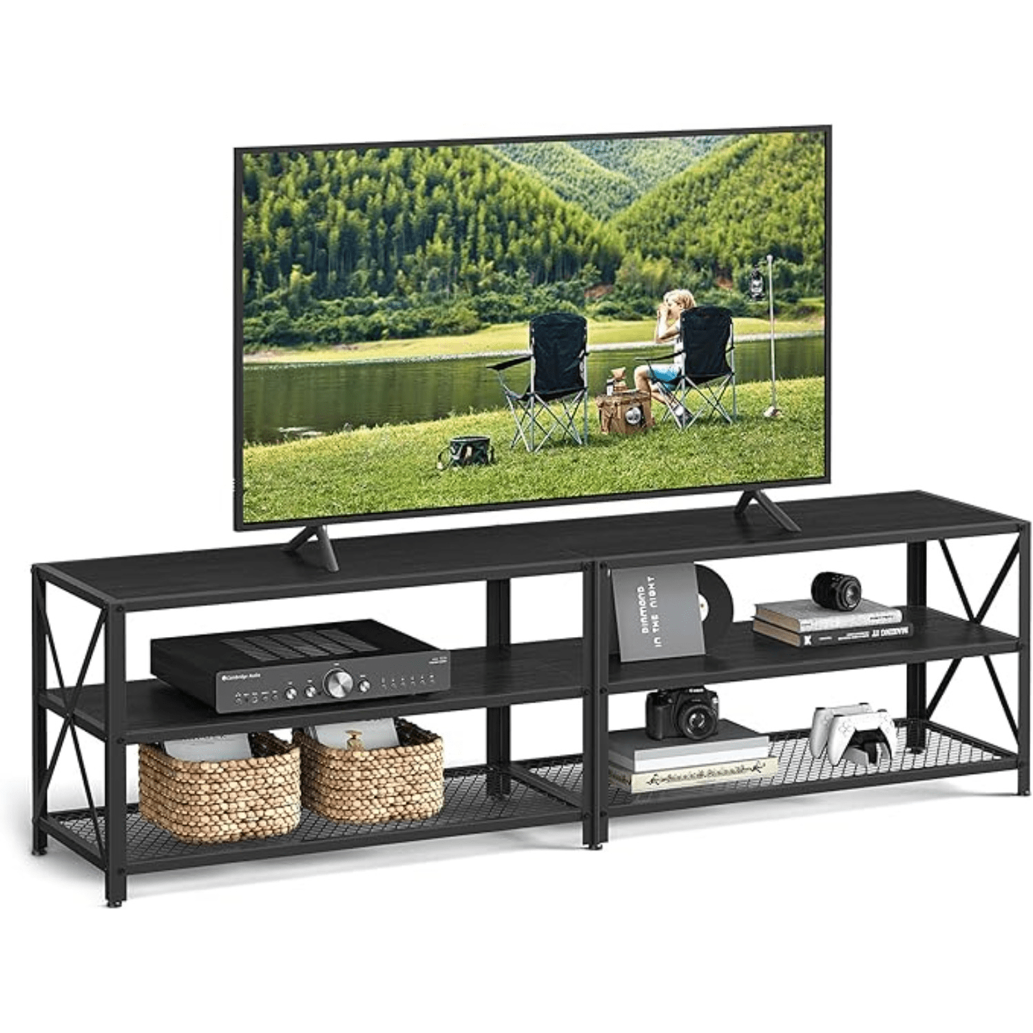 TV Stand, TV Console for TVs Up to 75 Inches, TV Table, 70.1 Inches ...