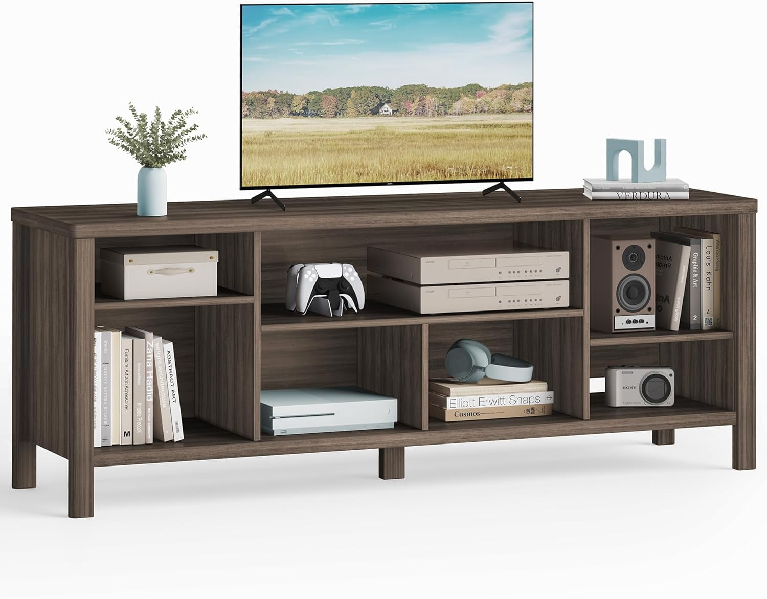 TV Stand for TVs up to 70 Inches Entertainment Center with Storage ...