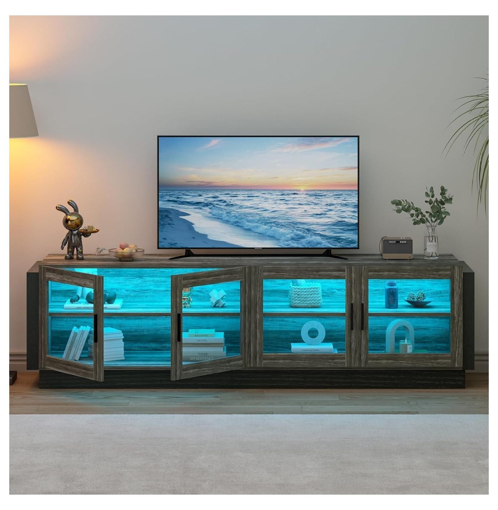 TV Stand for TVs up to 75 Inch, 70” Entertainment Center for 75+ Inch ...