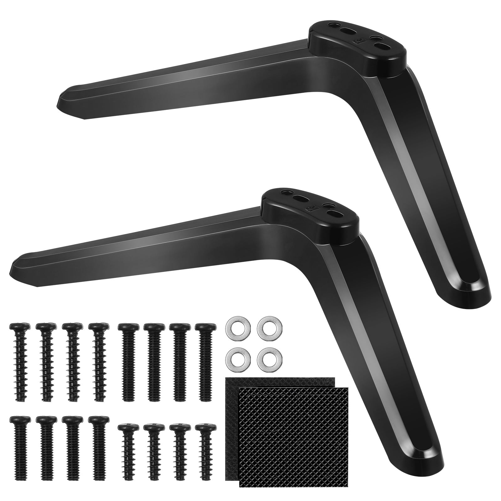 Supvox TV Stand Black Plastic TV Base for Decor Wide Compatibility and ...