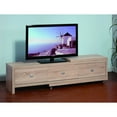 TV Stand With Three Storage Drawers, Brown - Walmart.com