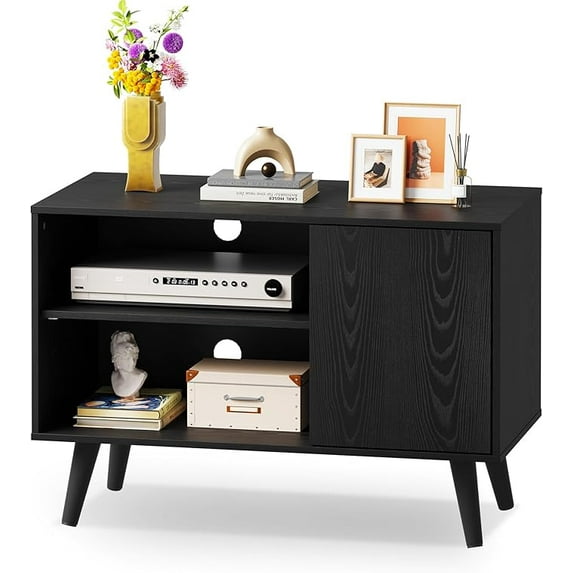 TV Stand for 40-65 Inch TVs, Small Entertainment Center with Storage ...