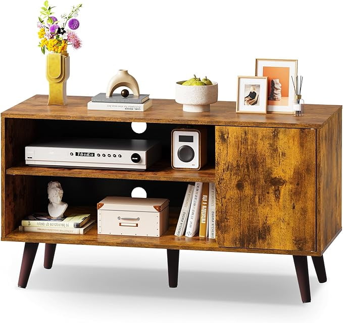 TV Stand for 40-65 Inch TVs, Small Entertainment Center with Storage ...