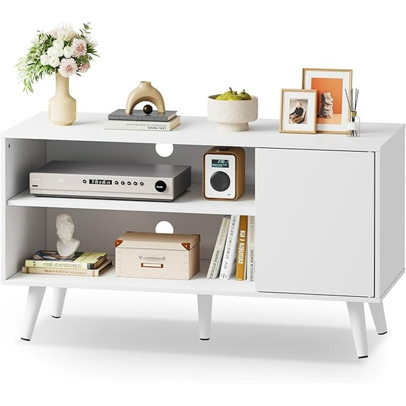 TV Stand for 40-65 Inch TVs, Small Entertainment Center with Storage ...