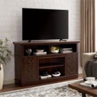 TV Stand for 65 Inch TV,Entertainment Center with Storage Cabinets and ...