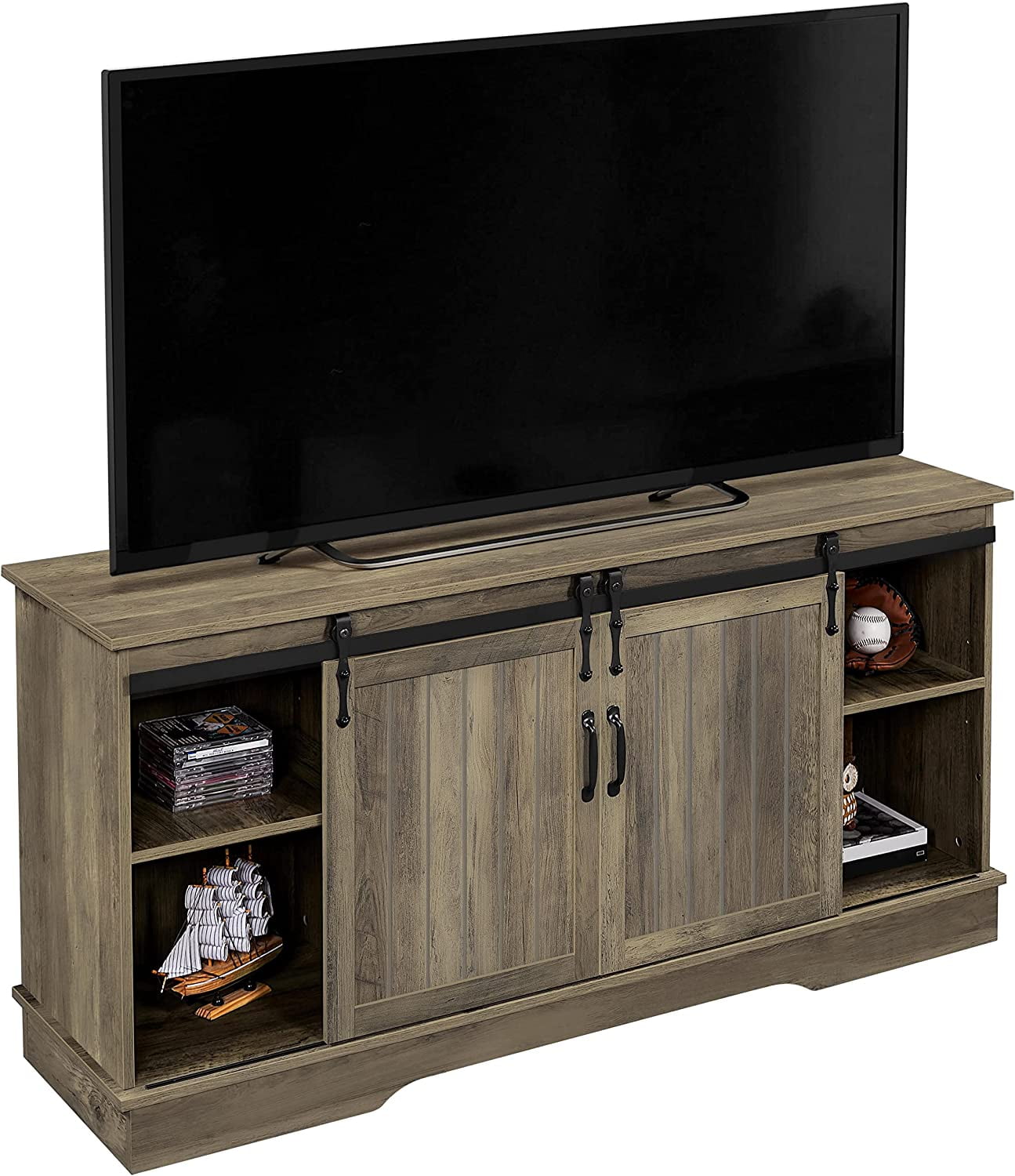 TV Stand for 65 Inch TV Tall Media Entertainment Center with Storage ...