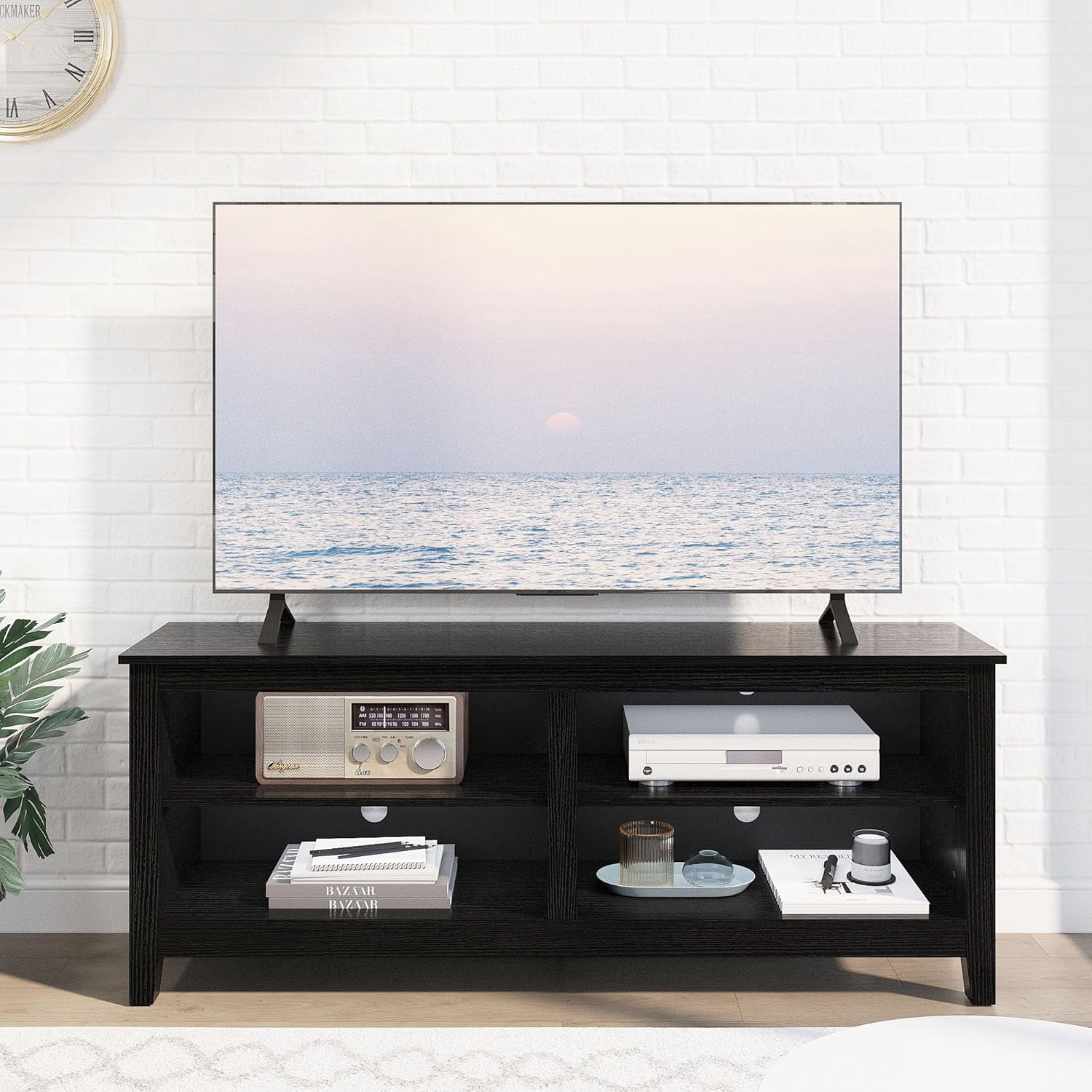 TV Stand for 65 inch TV with Storage,Modern TV Entertainment Center for ...
