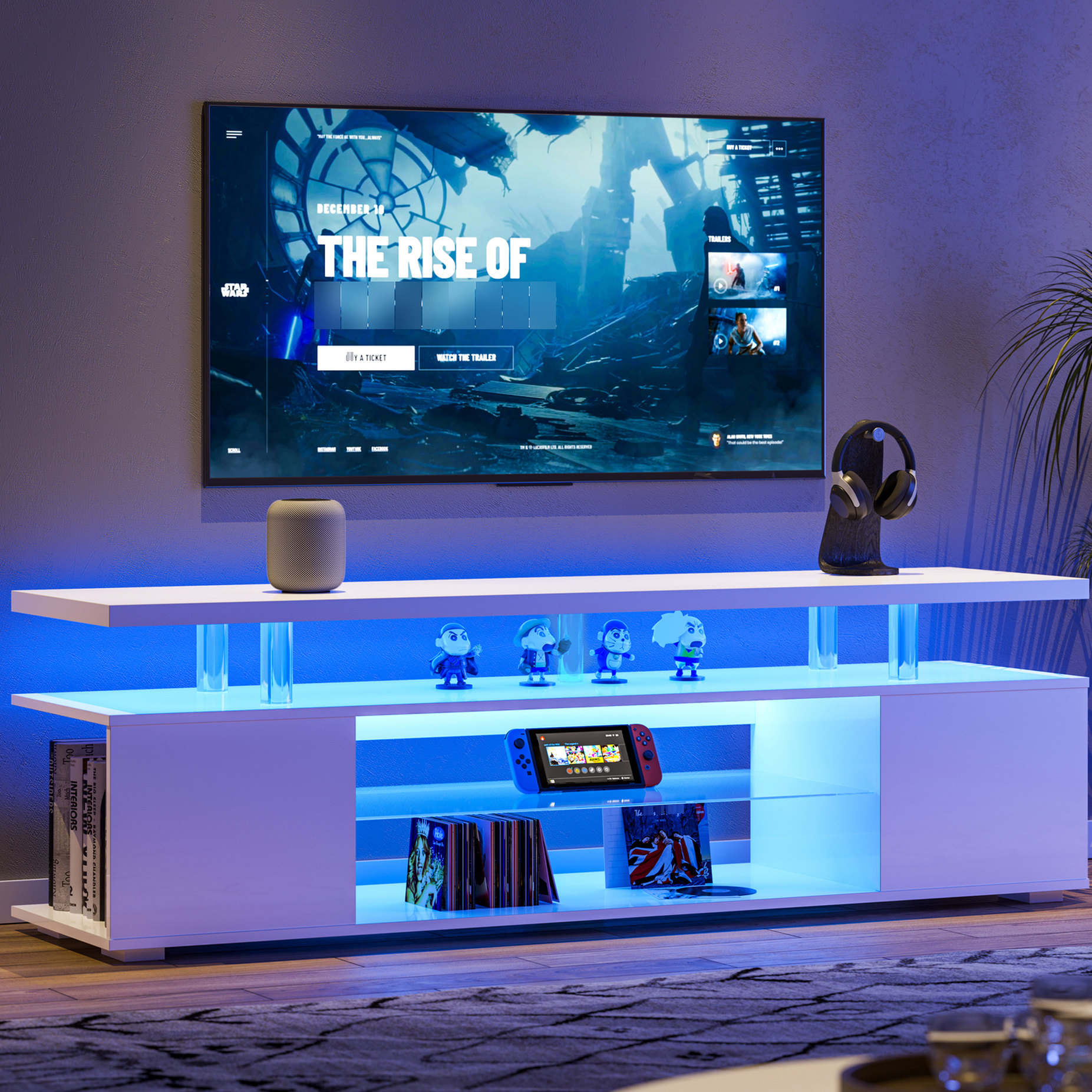 TV Stand for Living Room | Comfort - Oriented Gaming and Display ...