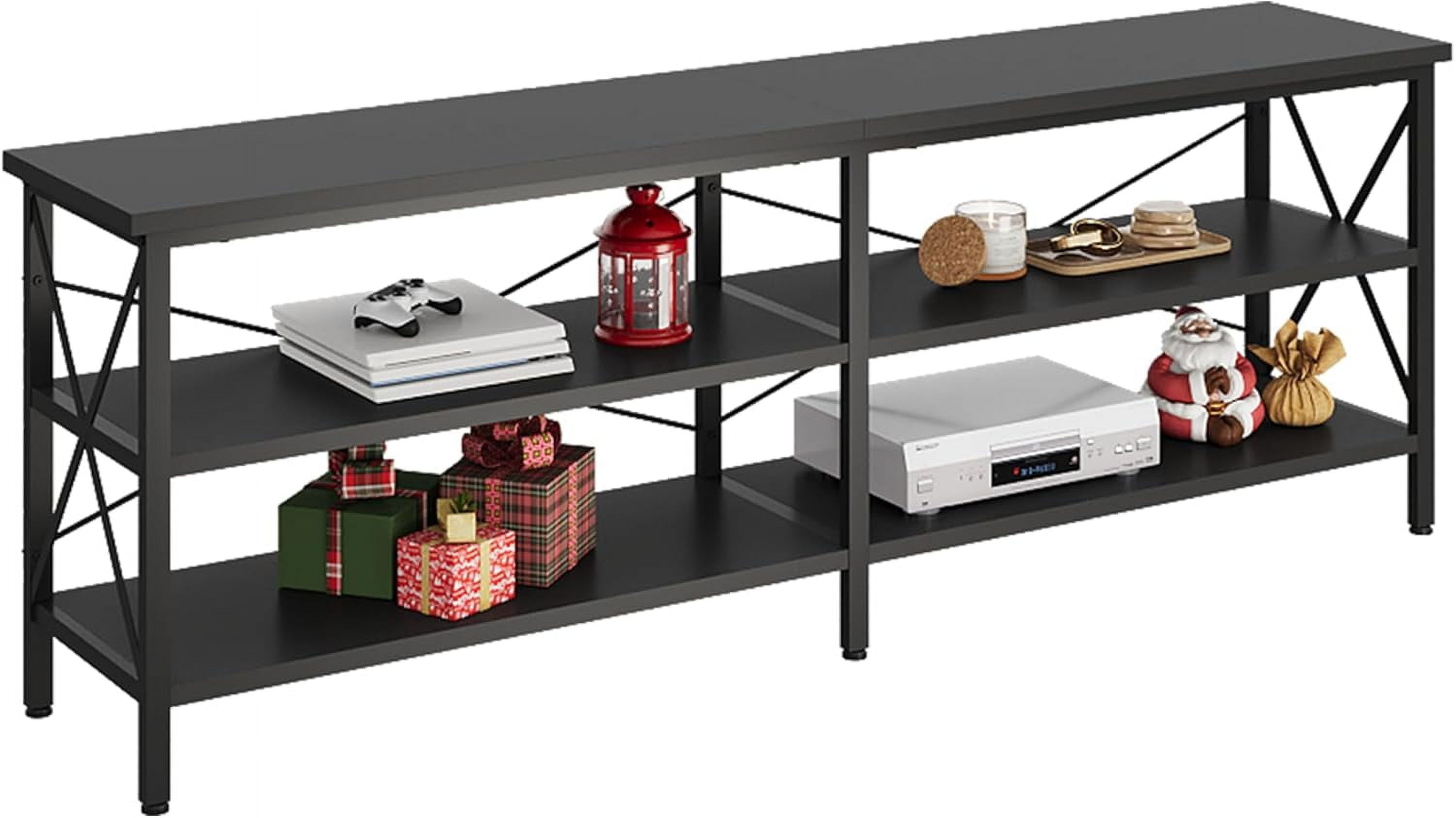 TV Stand up to 70 Inch TV, 63" Entertainment Center, TV Media Console ...
