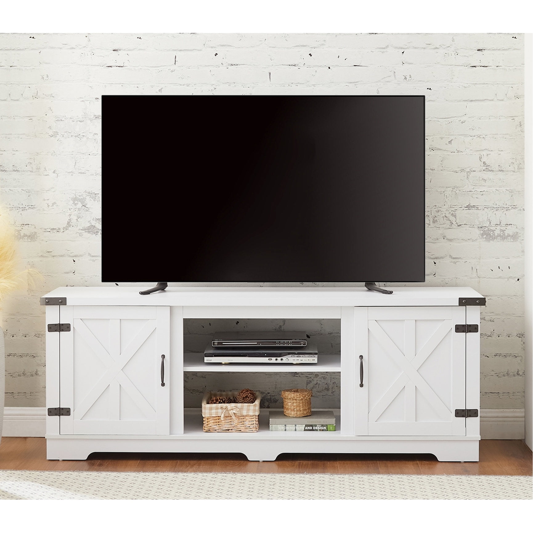 TV Stand with Cable Management / Home Entertainment Setup / Versatile ...
