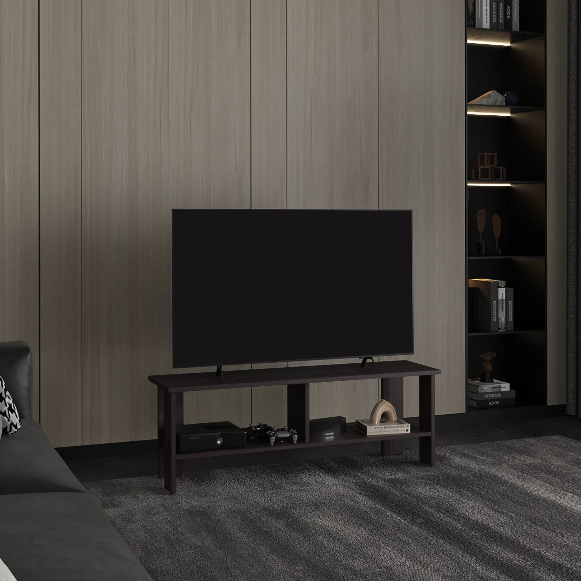 TV Stand with Functional Storage | Fit 50 - 59-Inch TVs, Versatile ...