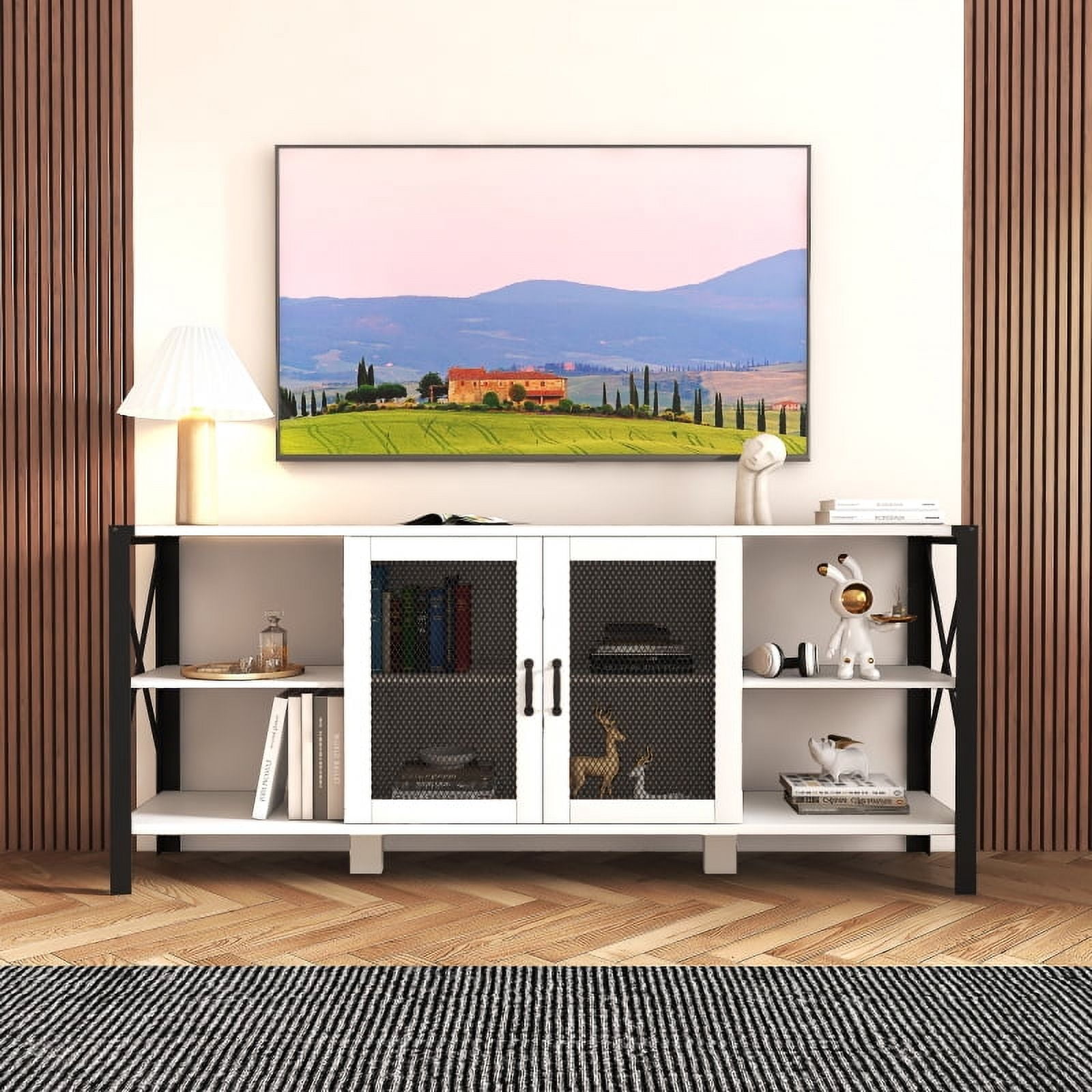 TV Stands for Living Room, Industrial TV Stand for Bedroom Furniture ...