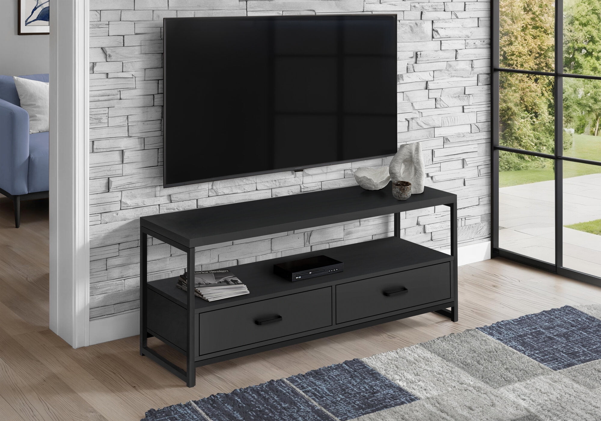TV Stands With Storage Tv Stand, 48 Inch, Console, Media Entertainment ...
