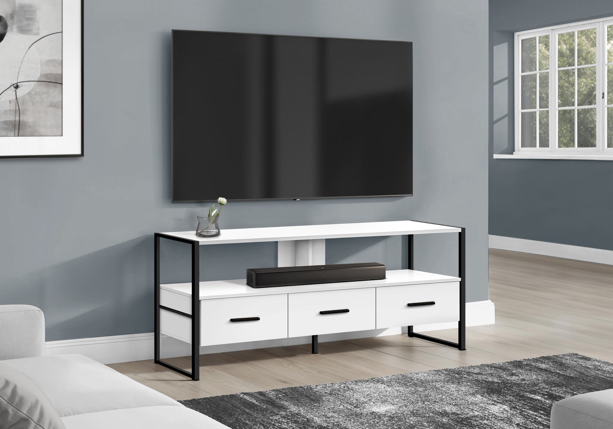 TV Stands With Storage Tv Stand, 48 Inch, Console, Media Entertainment ...