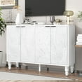 TV Stands With Storage VIBE HAUS 47.2'' Modern TV Stand, Entertainment ...
