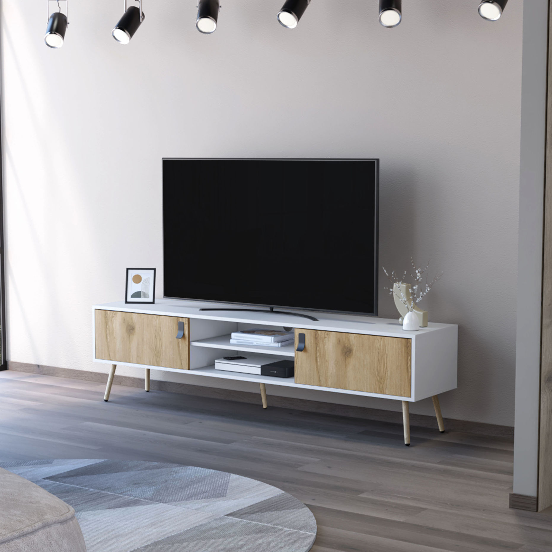 TV Storage Unit | Ample Space for 60 - 69 - inch TV in Primary Area ...