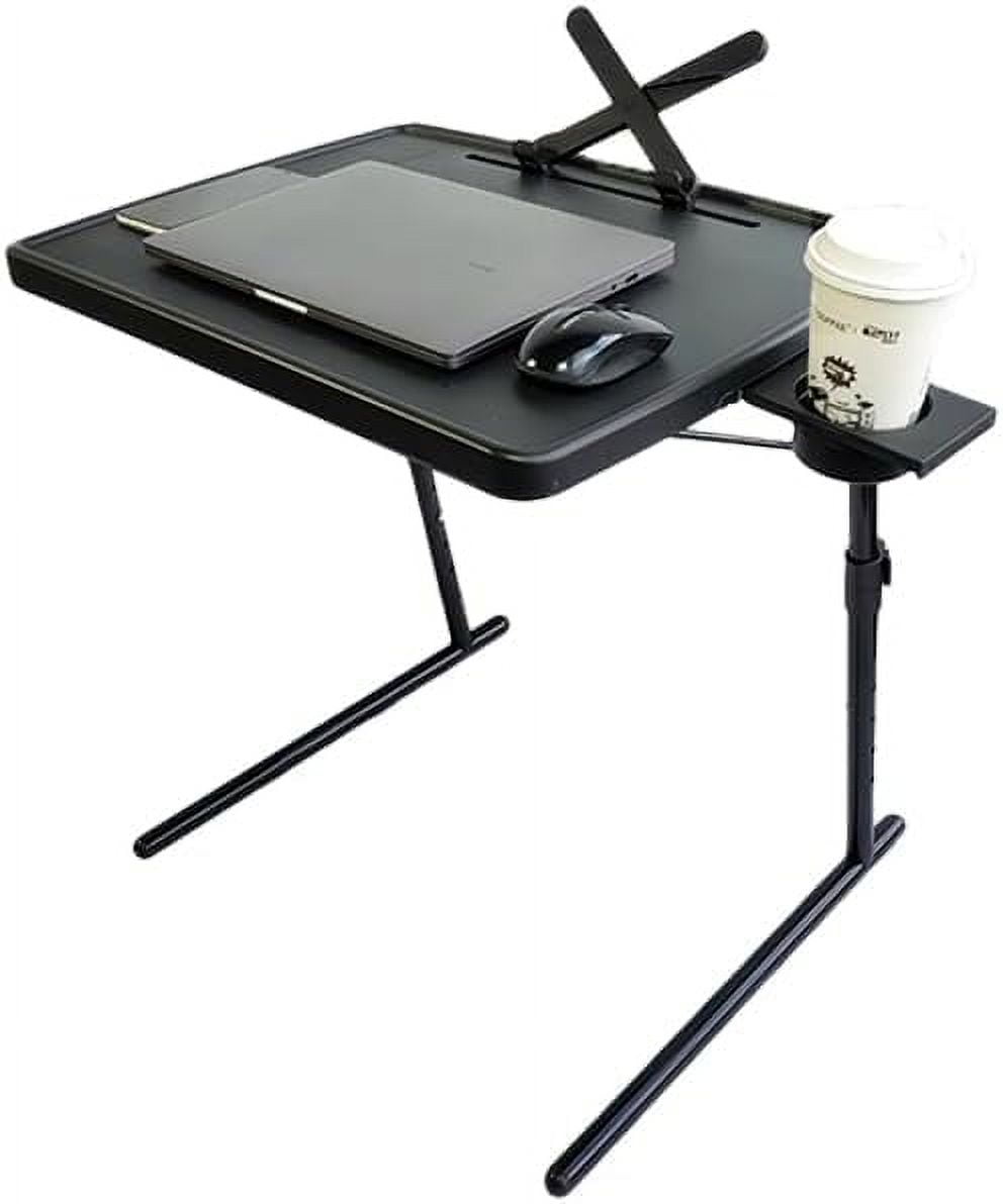 TV Tray Stand is an Folding Table，Extra Large Table Top Adjustable TV ...