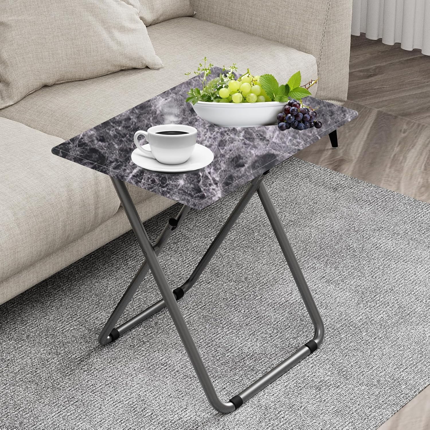 TV Tray/TV Trays Foldable Dinner Snack Trays Table, Folding Tray Table ...