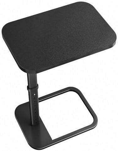 TV Tray Table, Adjustable Height & Flip-Top & Rounded Metal Corners ...