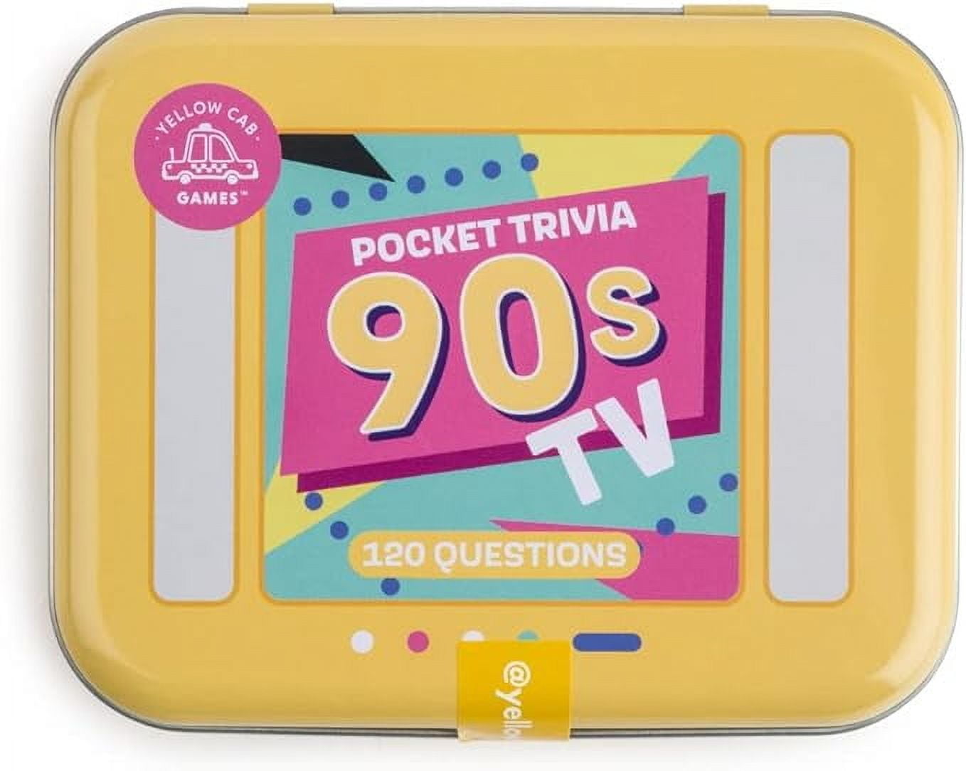 TV Trivial Pursuit Game - 90's Fun & Challenging Card Game Set 60 Cards ...