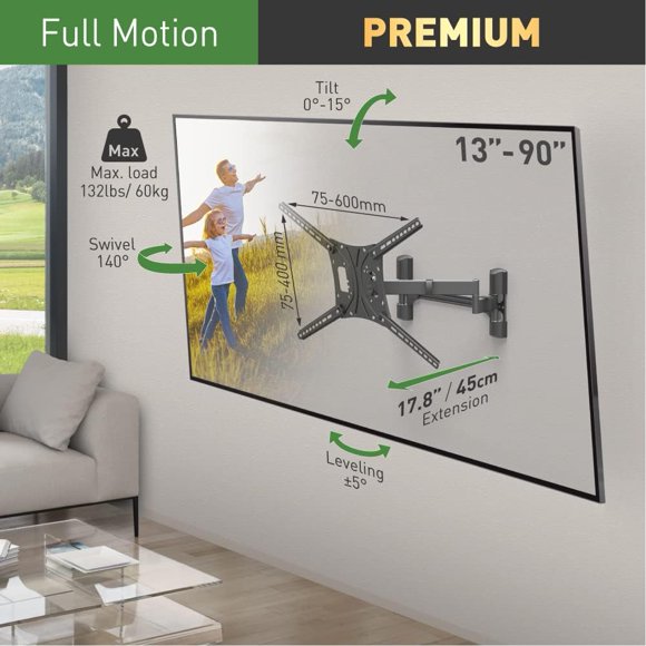 90 Degree Tv Mount