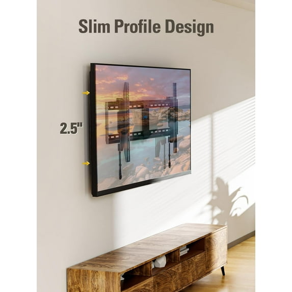 TV Wall Mount for 42-86" TVs, Tilting TVs Mount with Level Adjustment ...