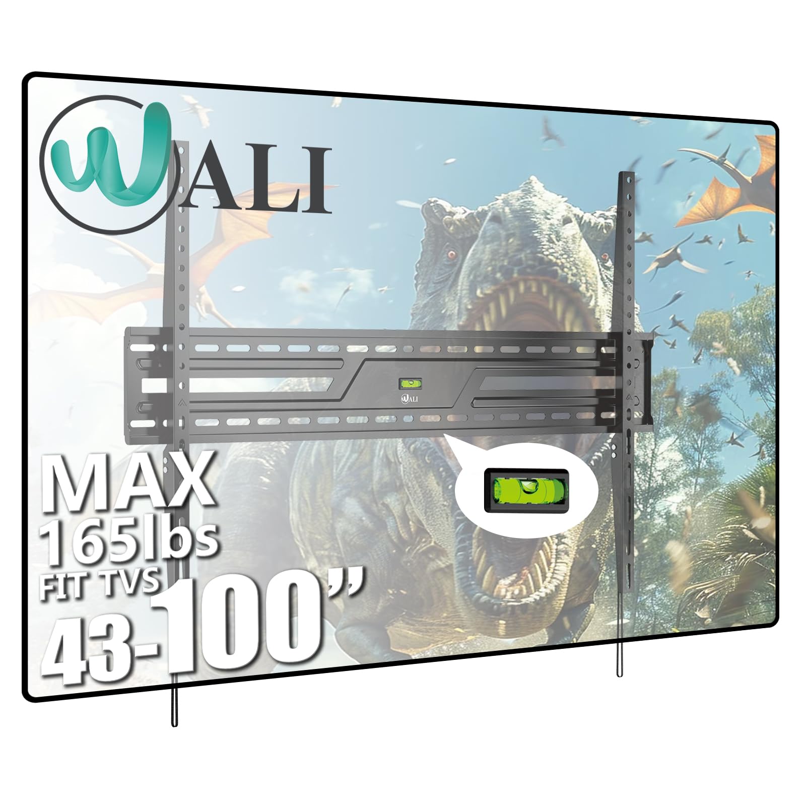 TV Wall Mount for 43-100 Inch Flat Curved TVs up to 165 lbs, Low ...