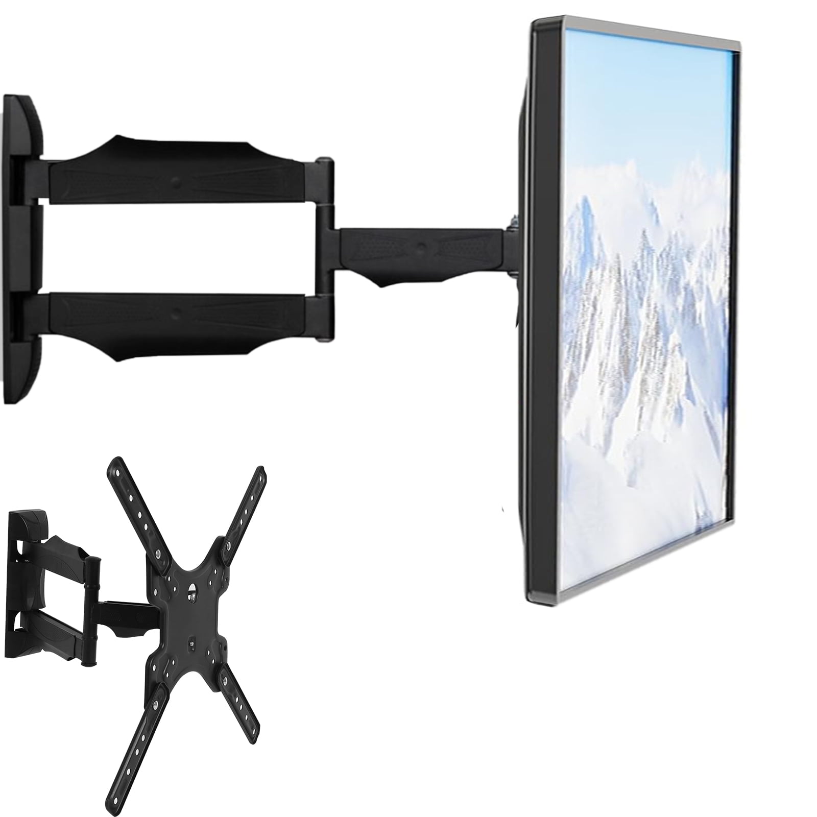 TV Wall Mount Monitor Mount Bracket with Adjustable Tilt Swivel for ...