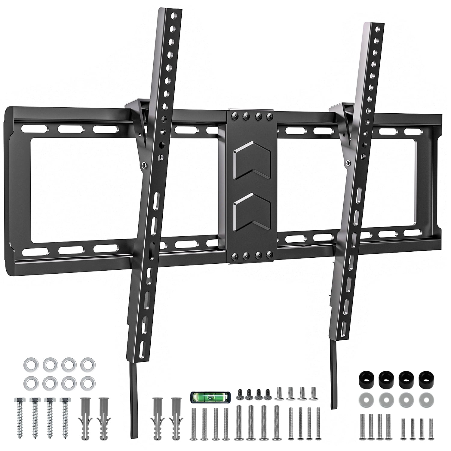 TV Wall Mount for 37-82 inch, Tilt TV Wall Bracket with Adjustable Pull ...