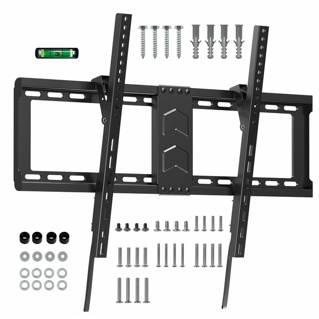 TV Wall Mount for 37-82 inch, Tilt TV Wall Bracket with Adjustable Pull ...