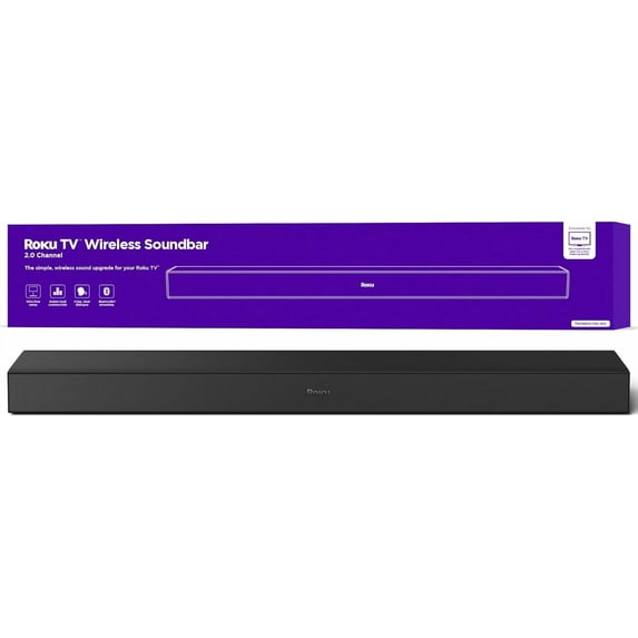TV Wireless Soundbar, Soundbar Exclusively for TV with Enhanced Stereo ...