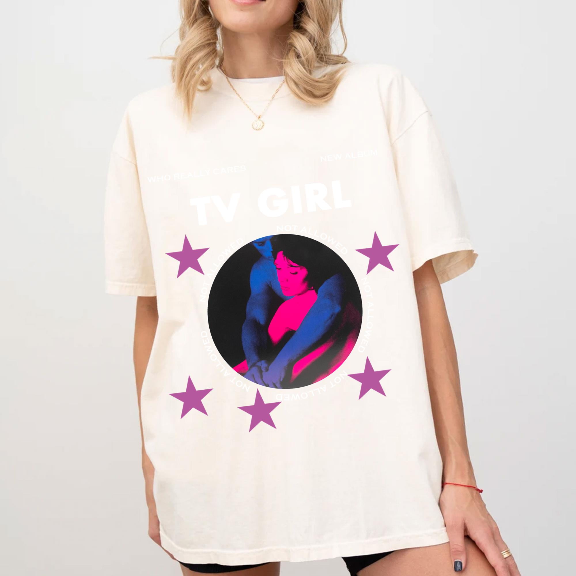 TV girl Shirt - Who really cares Album Tshirt , Not allowed Tee - TV ...